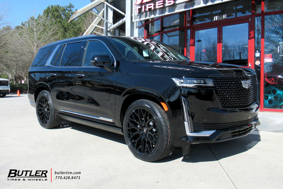 Cadillac Escalade with 24in Vossen HF6-3 Wheels exclusively from Butler ...
