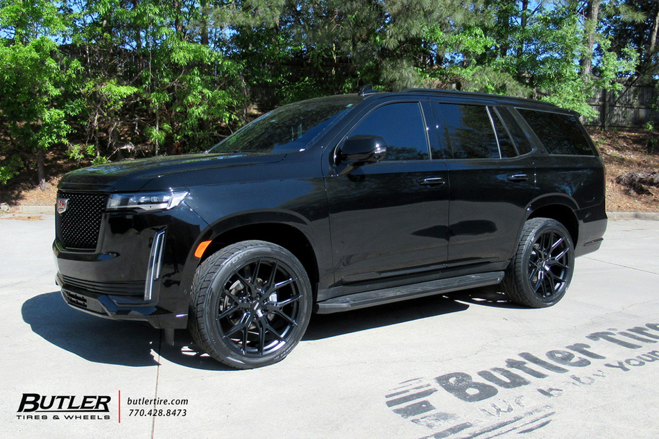 Cadillac Escalade with 24in Vossen HF6-4 Wheels exclusively from Butler ...