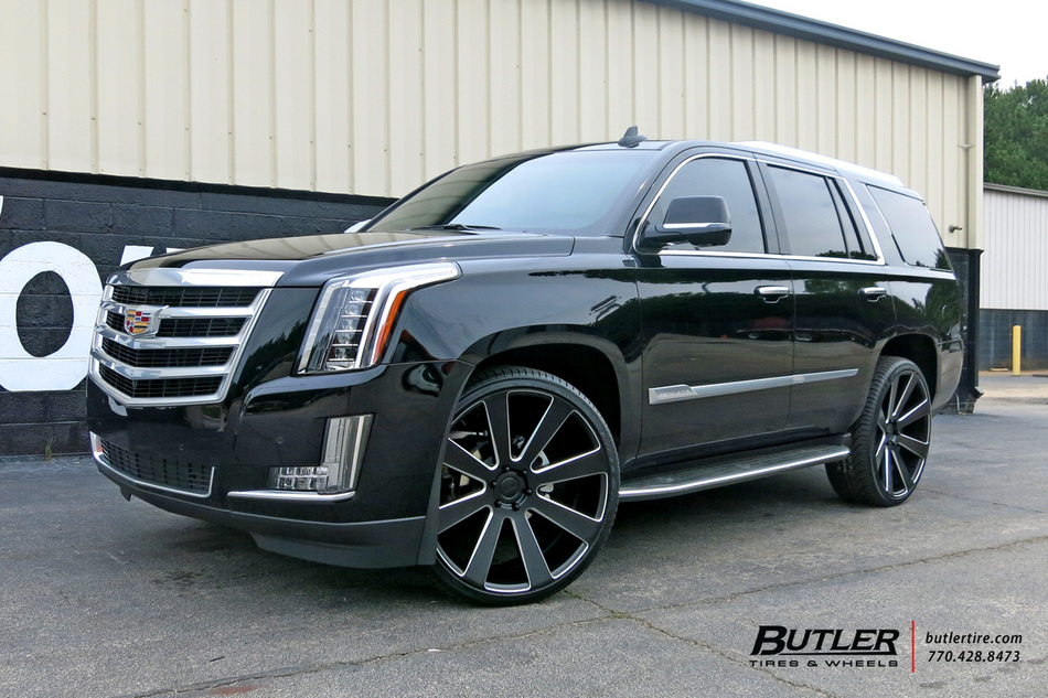 Cadillac Escalade with 26in DUB 8-Ball Wheels exclusively from Butler ...