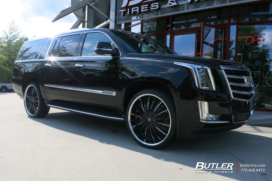 Cadillac Escalade with 26in Lexani Royal Wheels exclusively from Butler ...