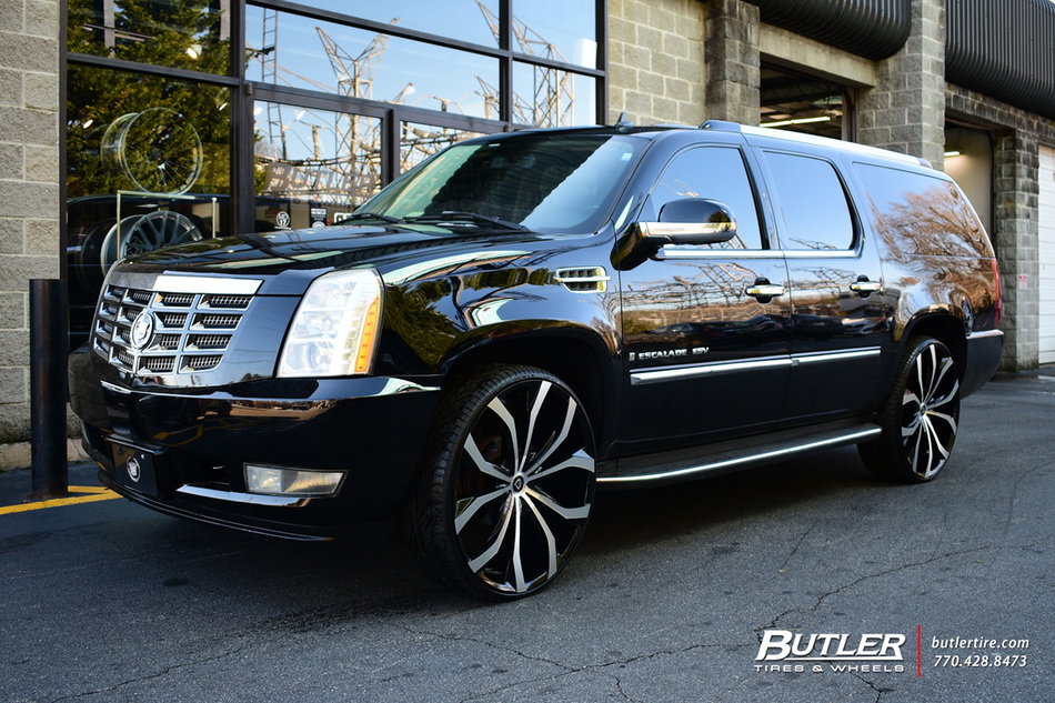 Cadillac Escalade with 28in Lexani Lust Wheels exclusively from Butler ...