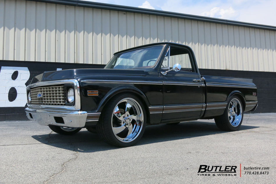 Chevrolet C10 with 22in US Mag Desperado Wheels exclusively from Butler ...