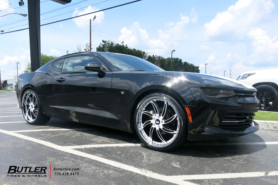 Chevrolet Camaro with 22in Forgiato Azioni Wheels exclusively from ...