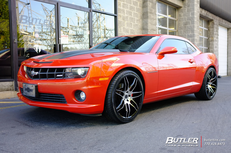 Chevrolet Camaro with 22in Ruff Racing R960 Wheels exclusively from ...