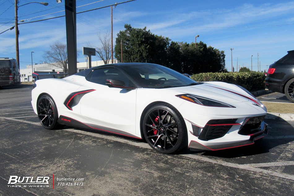 Chevrolet Corvette with 21in Savini SV-F6 Wheels exclusively from ...