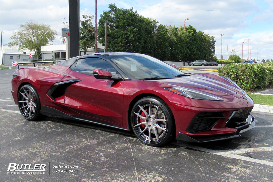 Chevrolet Corvette with 21in Signature SVB-302S Wheels exclusively from ...