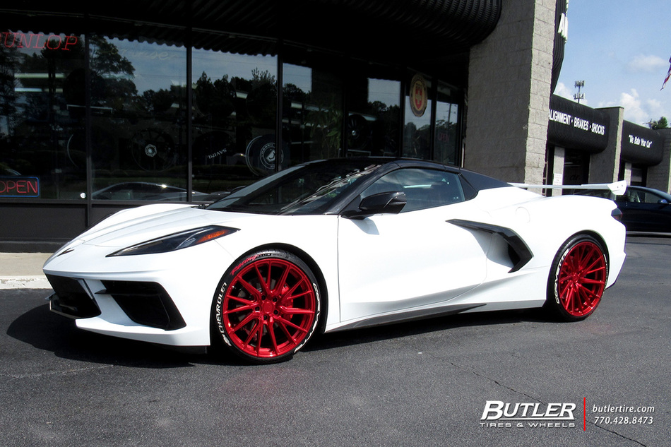 Chevrolet Corvette with 21in Vossen HF-4T Wheels exclusively from ...