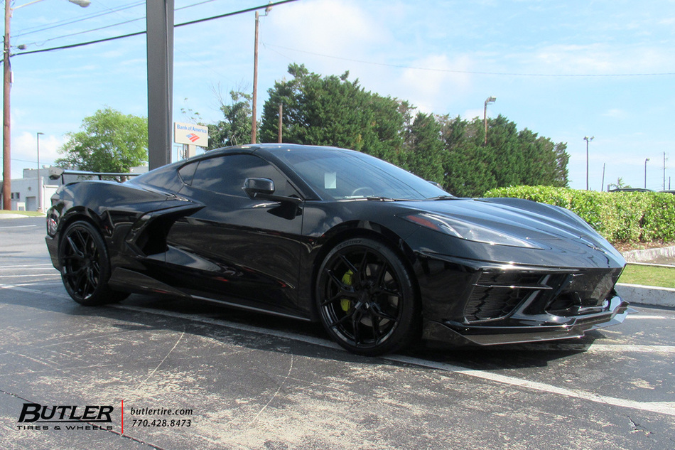 Chevrolet Corvette with 21in Vossen HF-5 Wheels exclusively from Butler ...