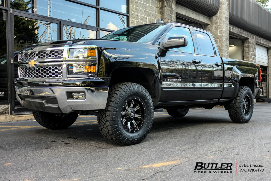 Chevrolet Silverado with 17in Fuel Nutz Wheels exclusively from Butler ...