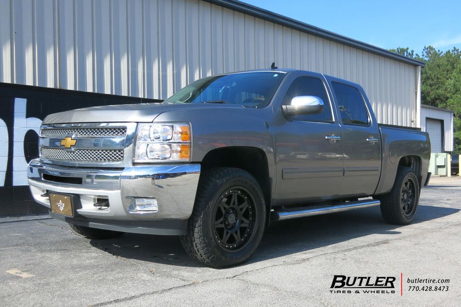 Chevrolet Silverado with 20in Black Rhino Hammer Wheels exclusively ...