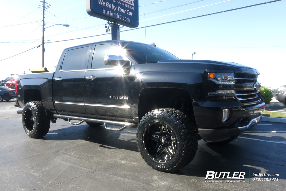Chevrolet Silverado with 20in Fuel Full Blown Wheels exclusively from ...