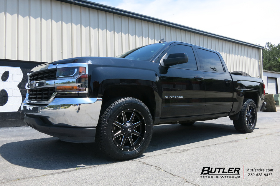 Chevrolet Silverado with 20in Fuel Maverick Wheels exclusively from ...