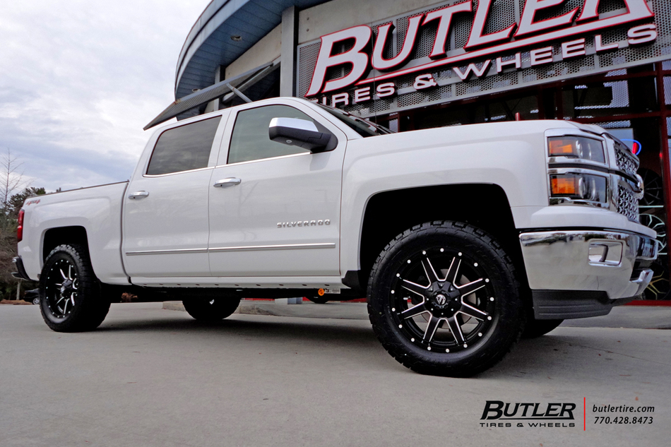 Chevrolet Silverado with 20in Fuel Maverick Wheels exclusively from ...