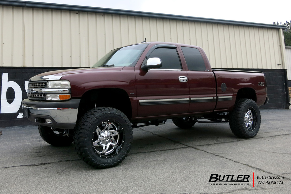 Chevrolet Silverado with 20in Fuel Rocker Wheels exclusively from ...
