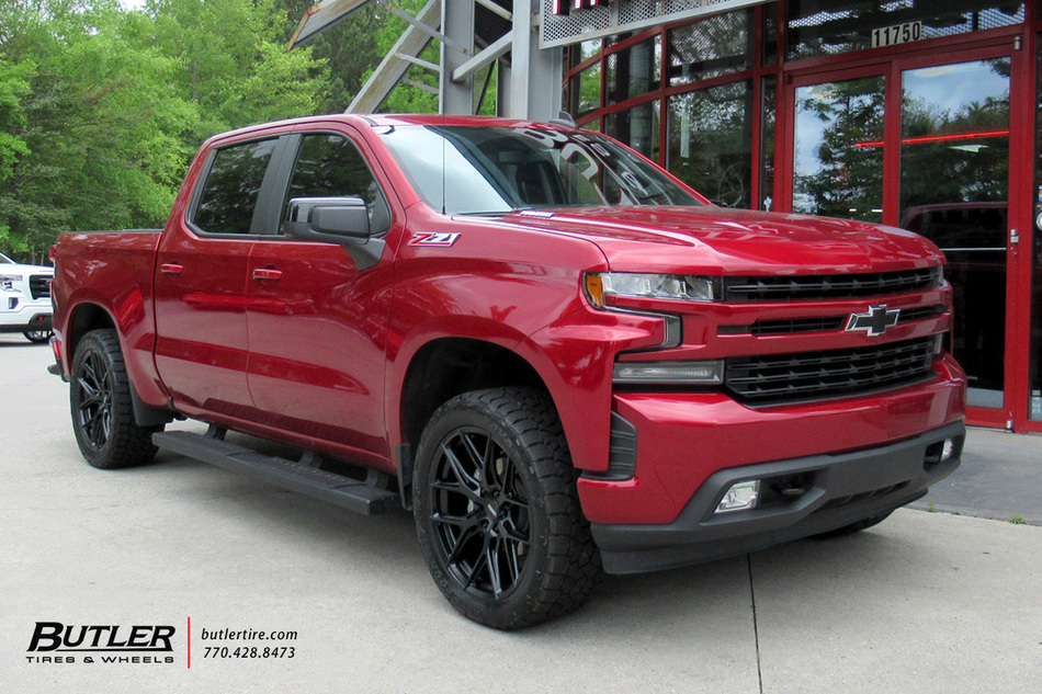 Chevrolet Silverado with 22in Vossen HF6-4 Wheels exclusively from ...
