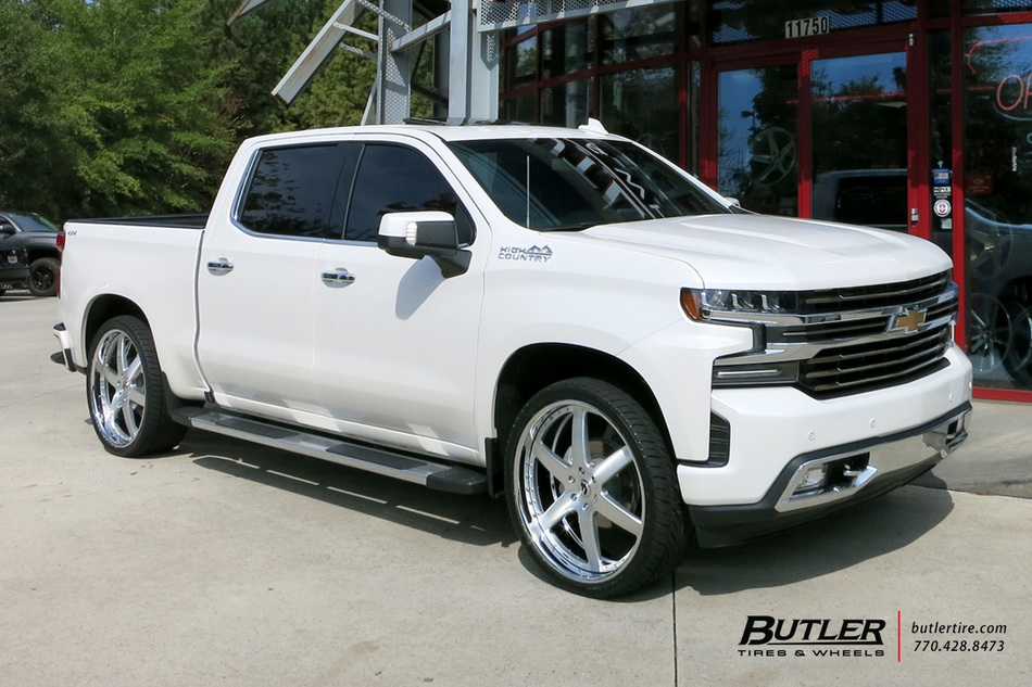 Chevrolet Silverado with 26in Forgiato F2.20 DL Wheels exclusively from ...