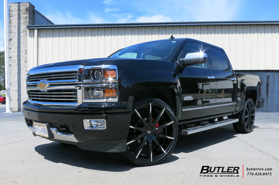 Chevrolet Silverado with 26in Lexani CSS15 Wheels exclusively from ...