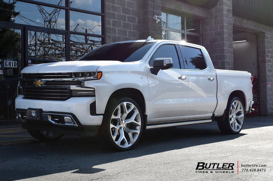Chevrolet Silverado with 26in OE Snowflake Wheels exclusively from ...