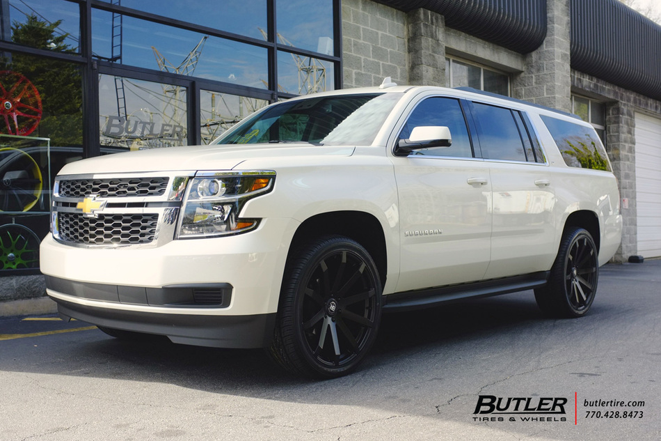 Chevrolet Suburban with 24in Black Rhino Traverse Wheels exclusively ...