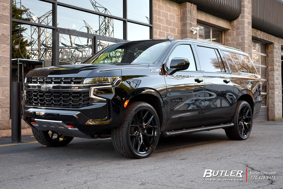 Chevrolet Suburban with 24in Vossen HF6-4 Wheels exclusively from ...