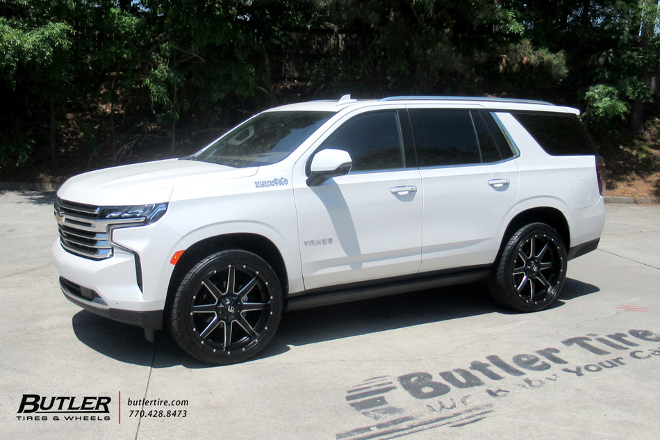 Chevrolet Tahoe with 24in Fuel Maverick Wheels exclusively from Butler ...