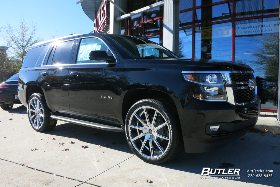 Chevrolet Tahoe with 24in Lexani CSS15 Wheels exclusively from Butler ...
