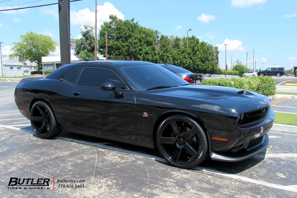 Dodge Challenger with 22in DUB Baller Wheels exclusively from Butler ...