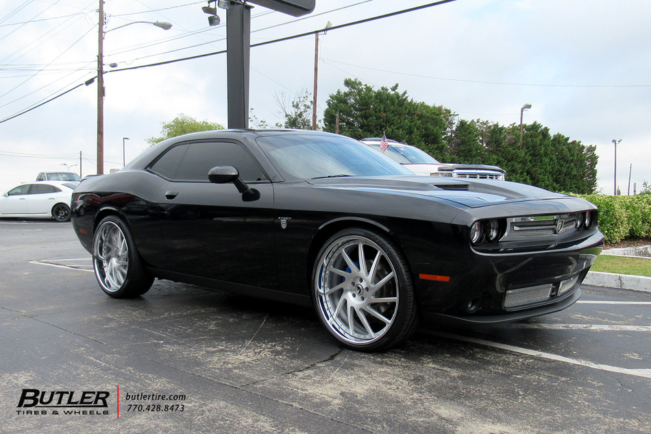 Dodge Challenger with 24in Forgiato Direzione Wheels exclusively from ...