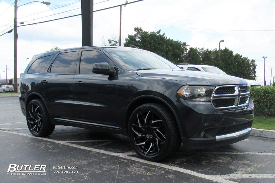 Dodge Durango with 22in DUB Goat Wheels exclusively from Butler Tires ...