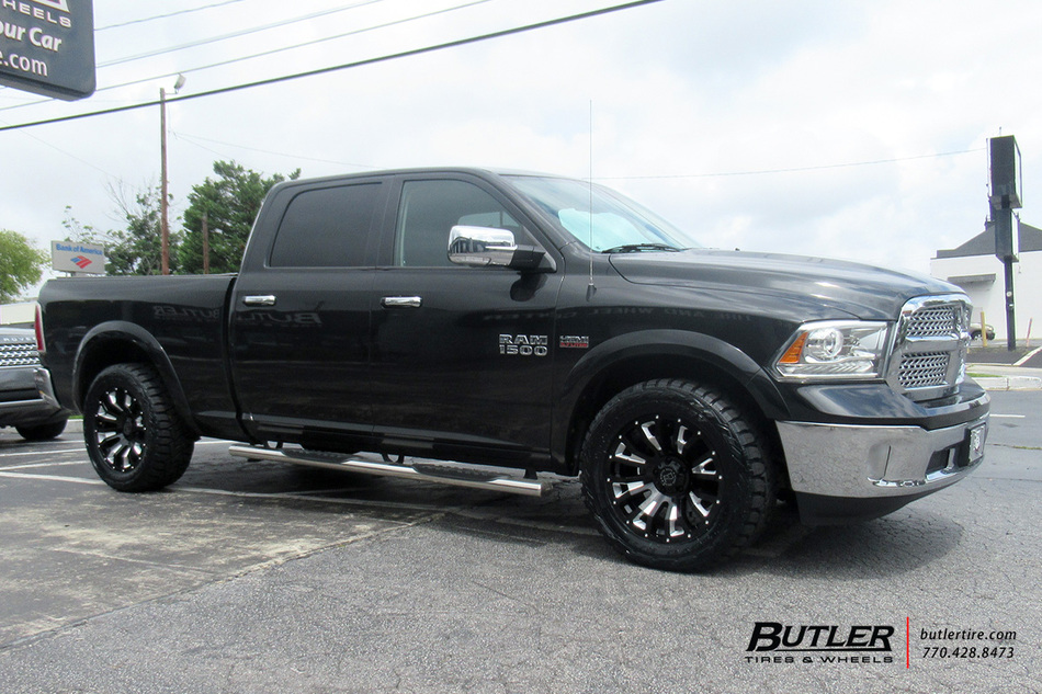 Dodge Ram with 20in Black Rhino Pinatubo Wheels exclusively from Butler ...