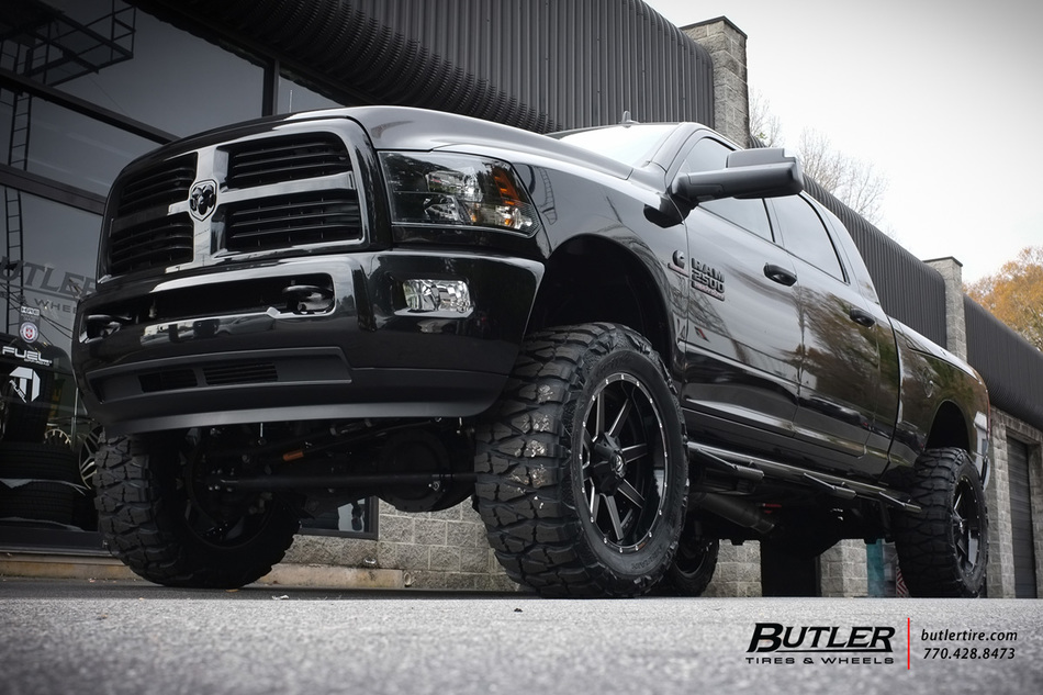 Dodge Ram with 22in Fuel Maverick Wheels exclusively from Butler Tires ...