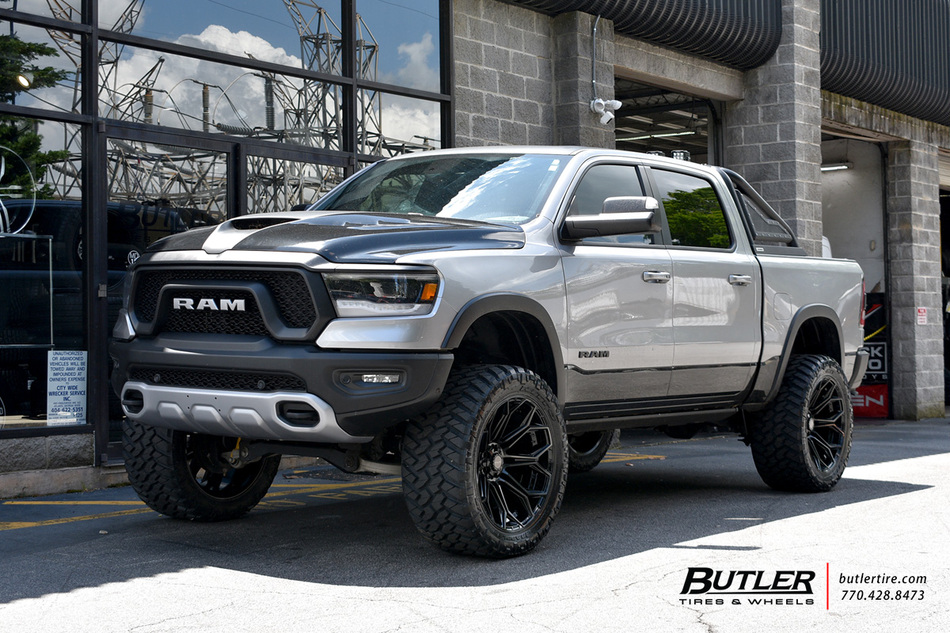Dodge Ram with 24in 4Play 4P83 Wheels exclusively from Butler Tires and ...