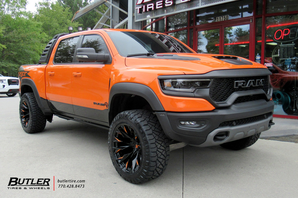 Dodge Ram TRX with 22in Fuel Flame Wheels exclusively from Butler Tires ...