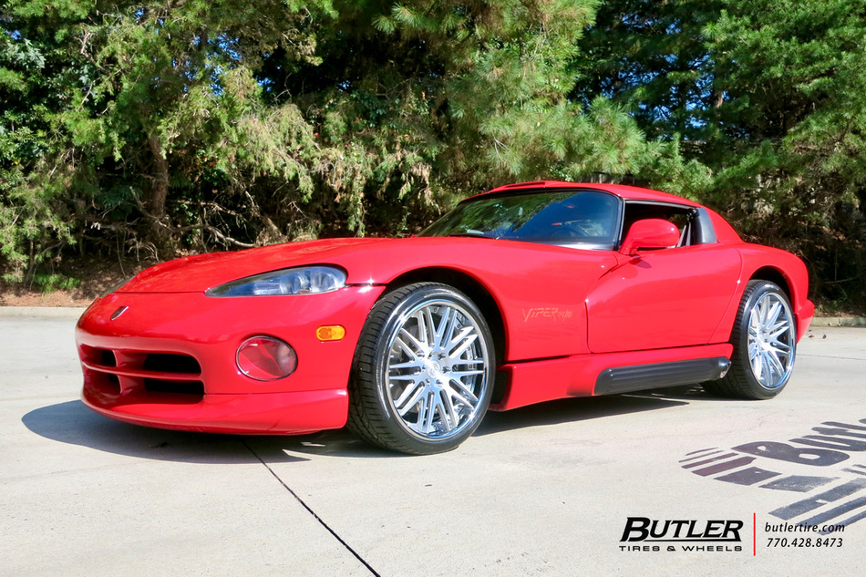 Dodge Viper with 20in Avant Garde AGL10 Wheels exclusively from Butler ...