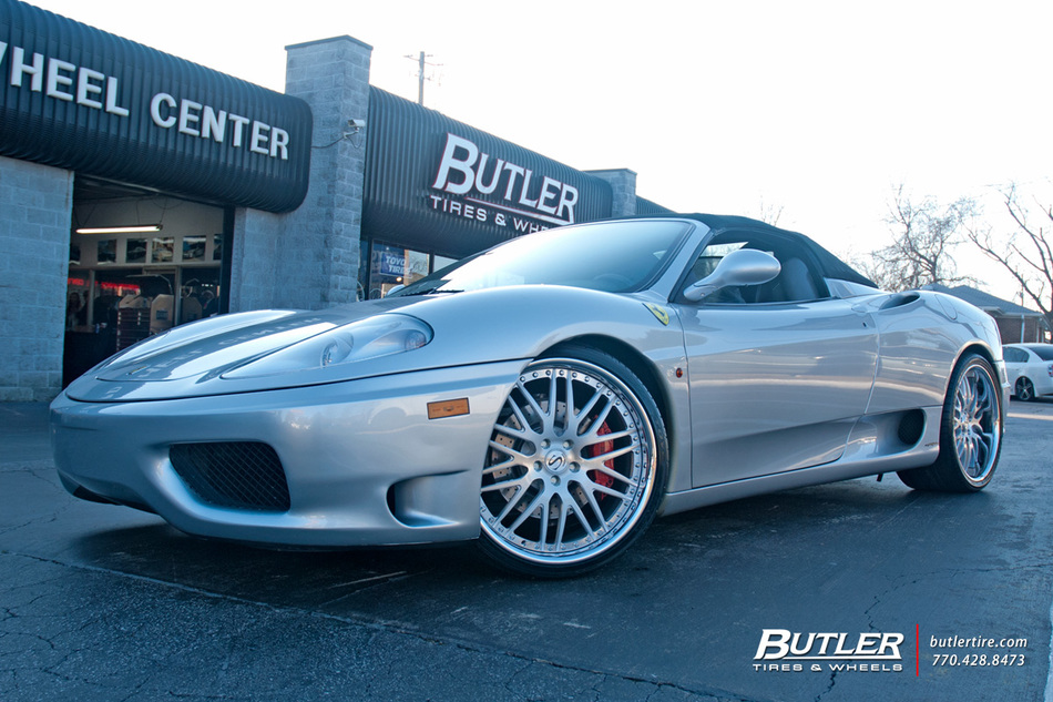 Ferrari 360 with 20in Savini SV25 Wheels exclusively from Butler Tires ...