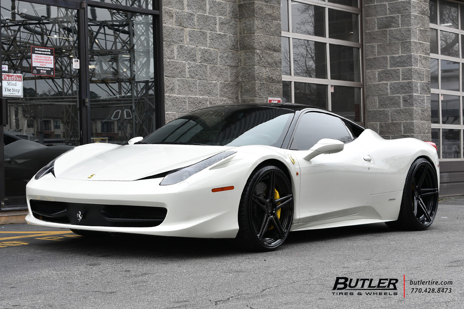 Ferrari 458 Italia with 22in ADV1 ADV5 Wheels exclusively from Butler ...