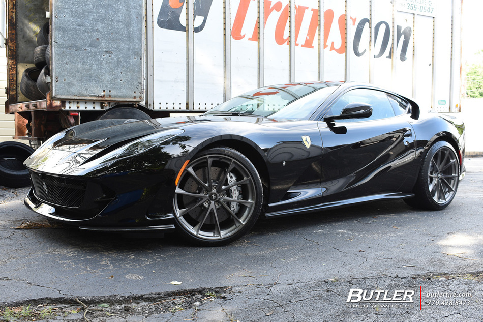 Ferrari 812 Superfast with 21in HRE P204 Wheels exclusively from Butler ...