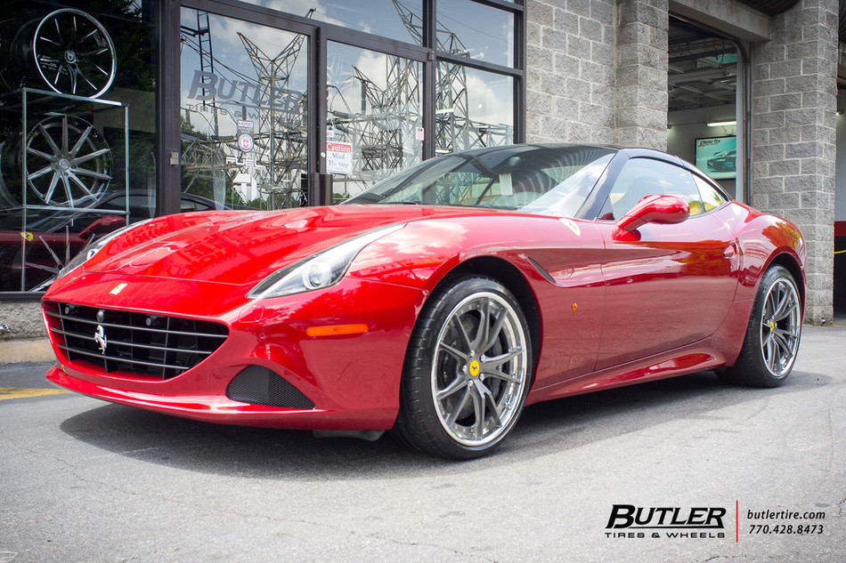 Ferrari California with 20in HRE S104 Wheels exclusively from Butler ...