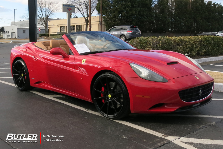 Ferrari California with 22in Savini BM12 Wheels exclusively from Butler ...