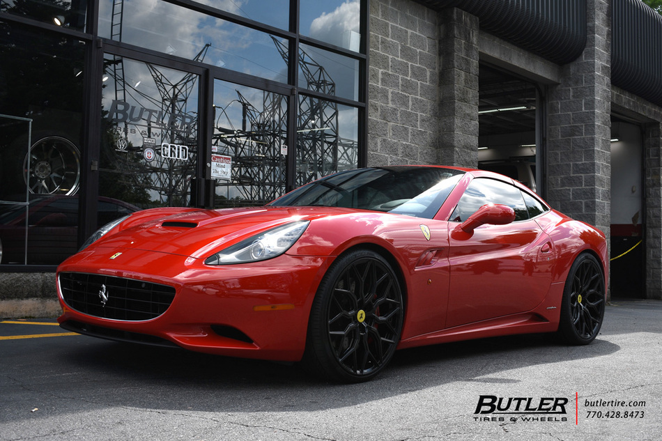 Ferrari California with 22in Vossen HF-2 Wheels exclusively from Butler ...