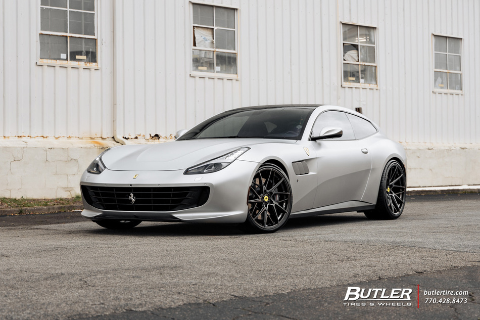 Ferrari GTC4Lusso with 22in Savini SV-F6 Wheels exclusively from Butler ...