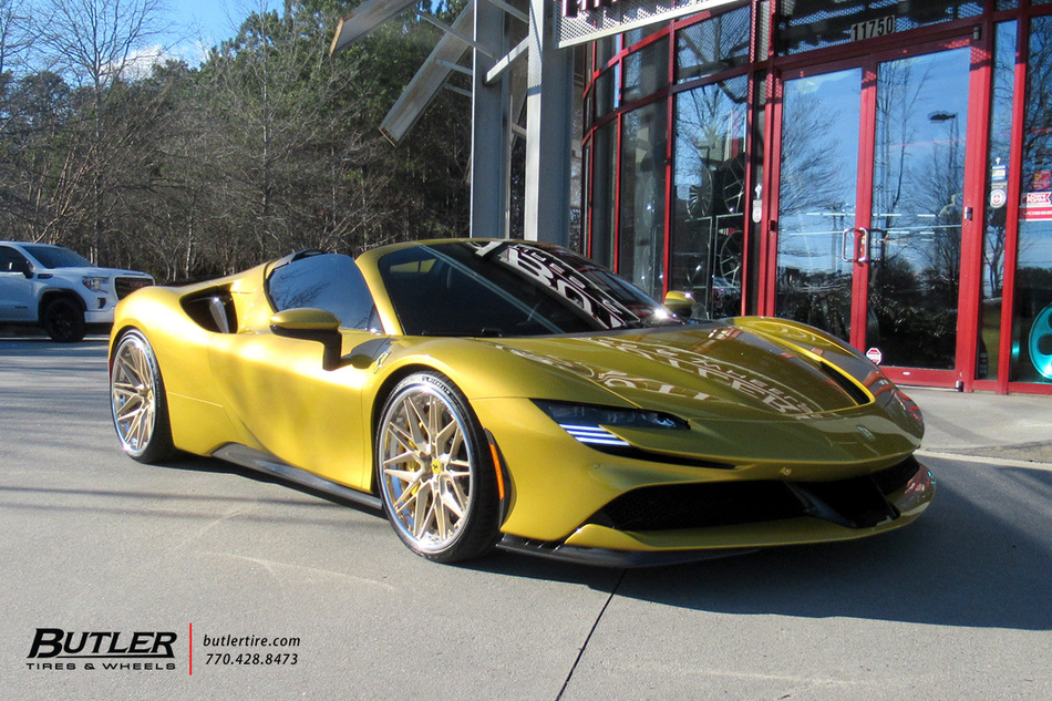 Ferrari SF90 with 22in Vossen EVO-5 Wheels exclusively from Butler ...