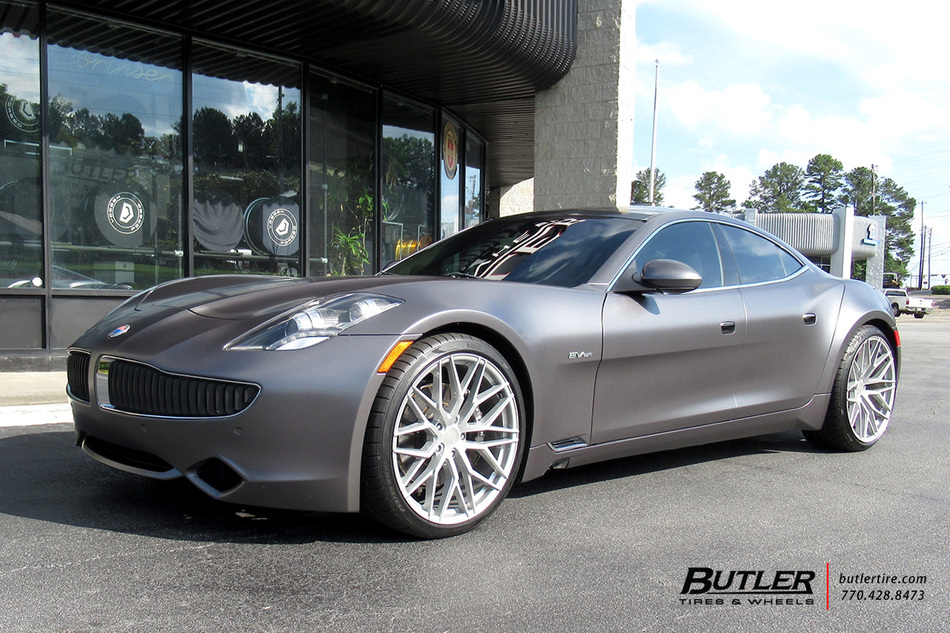 Fisker Karma with 22in Avant Garde M520R Wheels exclusively from Butler ...