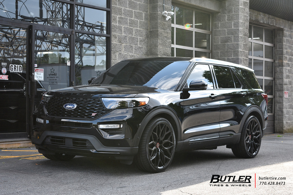 Ford Explorer with 22in Vossen HF-2 Wheels exclusively from Butler ...