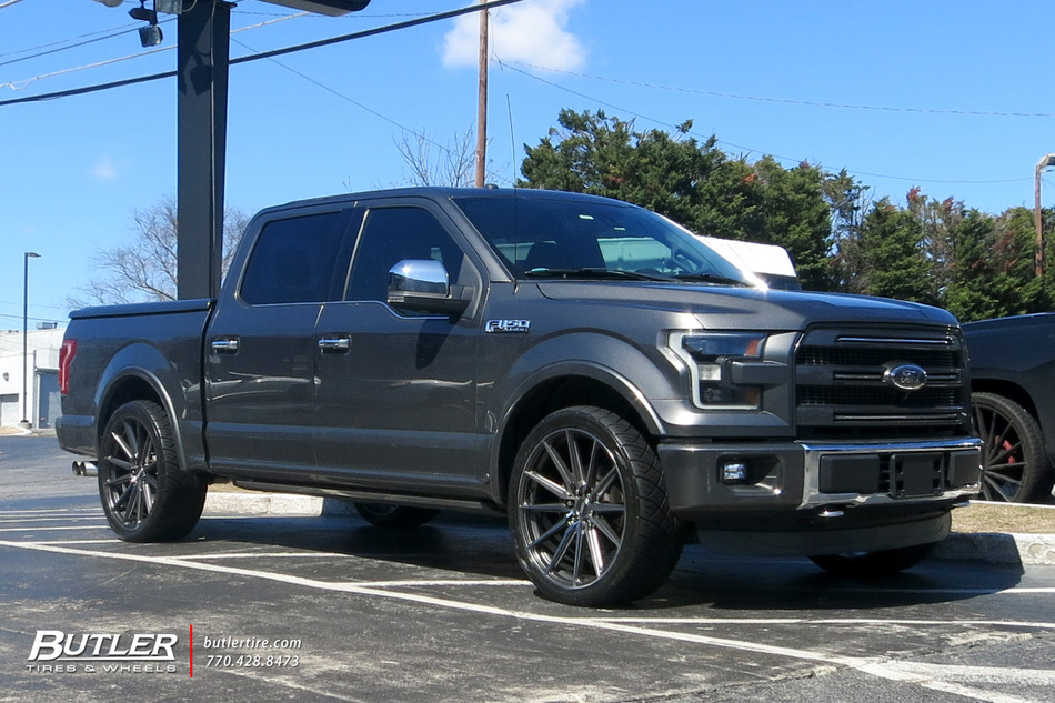 Ford F150 with 24in Vossen HF6-1 Wheels exclusively from Butler Tires ...