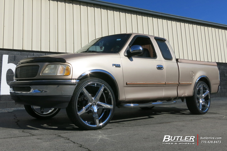 Ford F150 with 26in Lexani R-Four Wheels exclusively from Butler Tires ...