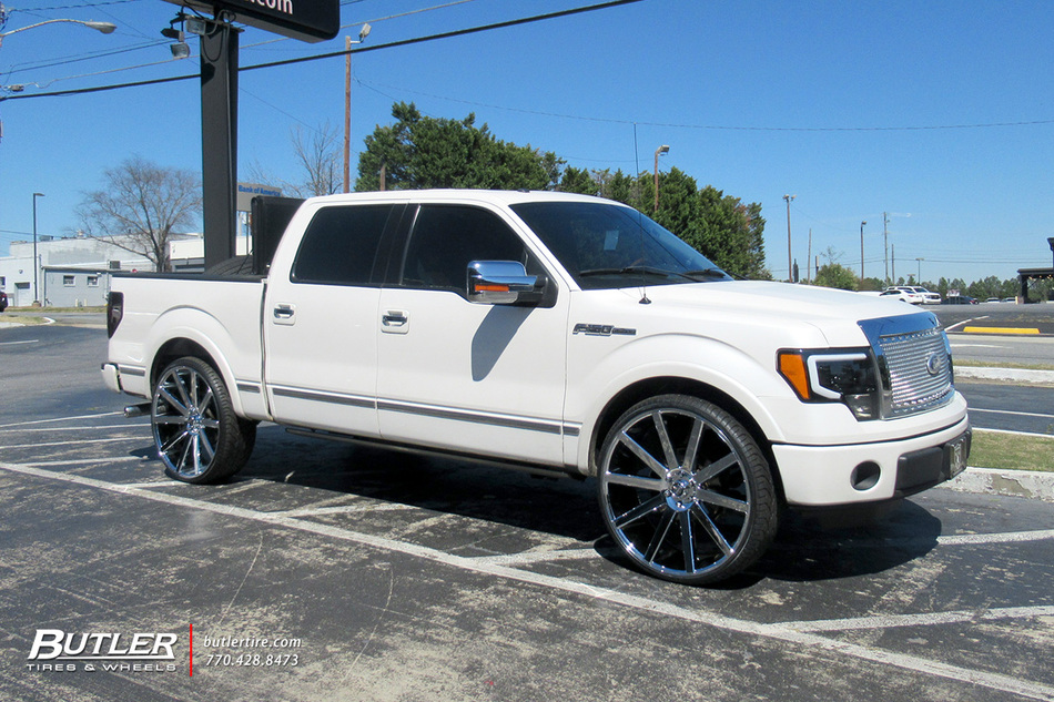 Ford F150 with 28in DUB Shot Calla Wheels exclusively from Butler Tires ...