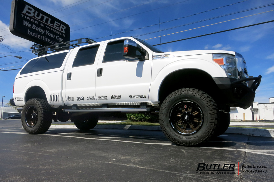 Ford F250 with 20in Grid Offroad GD10 Wheels exclusively from Butler ...