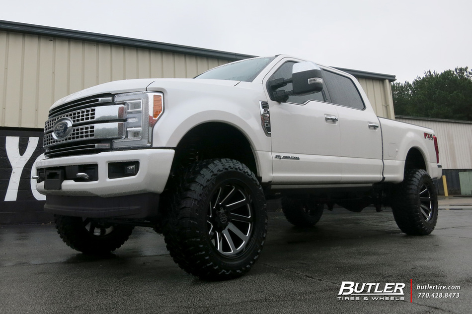 Ford F350 with 22in Black Rhino Thrust Wheels exclusively from Butler ...