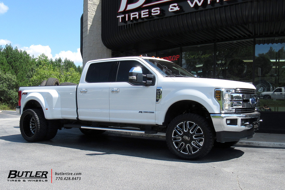 Ford F350 with 24in Cali Offroad Invader Wheels exclusively from Butler ...